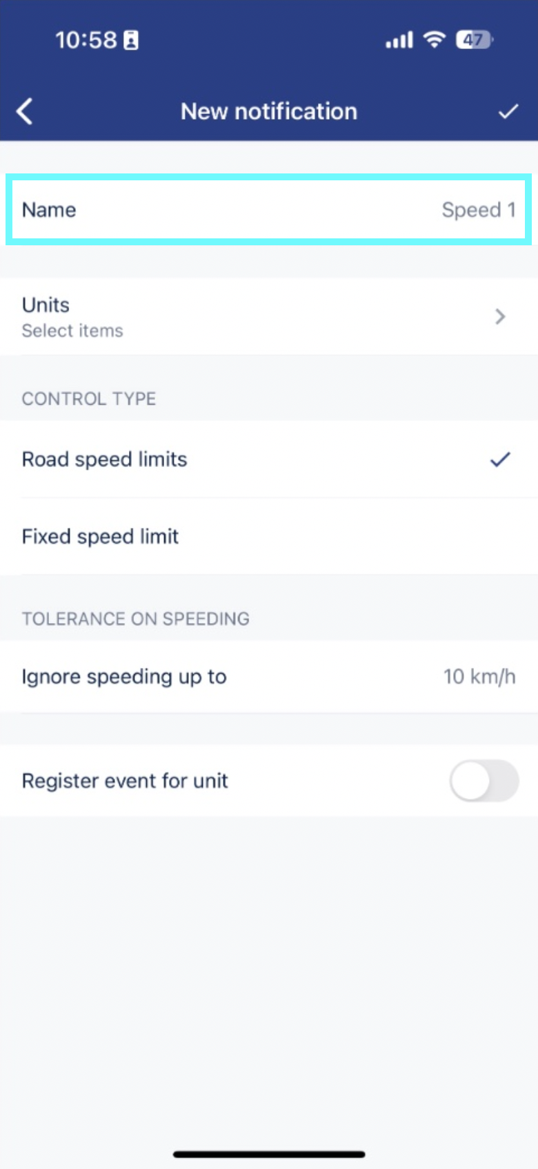 Can I control which events trigger notifications? – Yoma Fleet
