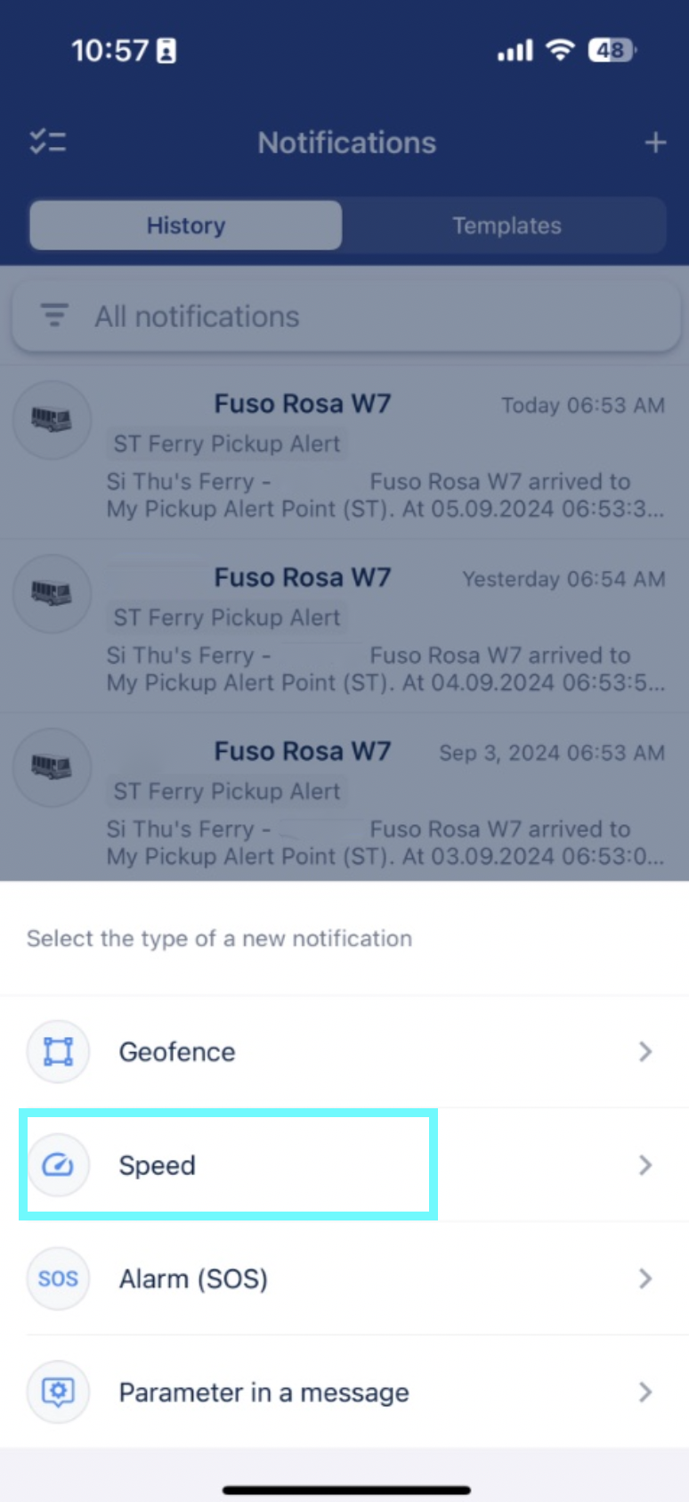 Can I control which events trigger notifications? – Yoma Fleet