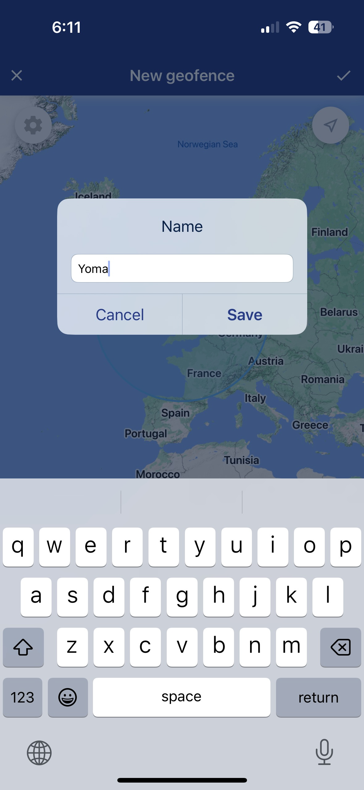 How do I create a geofence in the Yoma InnoSights app? – Yoma Fleet