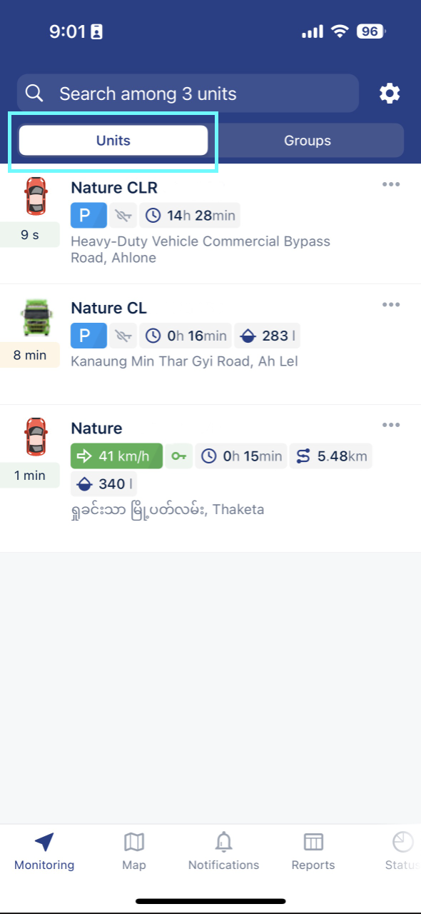 Can I customize the Monitoring tab? – Yoma Fleet